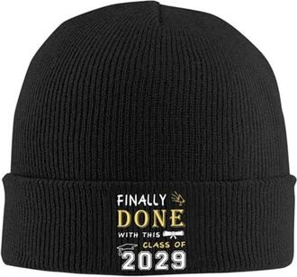 Generic Bonnet 2029, Remise des Dipl&ocirc;mes Doux Chapeau Coupe-Vent Bonnet Tricot&eacute; pour Cyclisme Ski Shopping