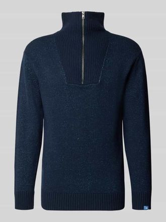 Scotch & Soda Regular Fit Strickpullover mit Troyer-Kragen