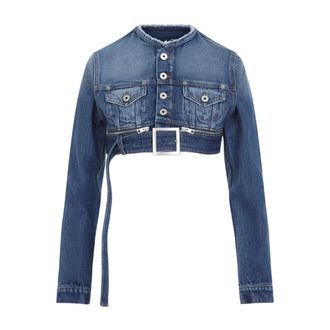 Jean Paul Gaultier Damen, Jacken, Blau, LGröße