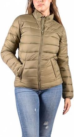 Scott Doudoune Col Mont&eacute; Chloe Manches Longues Veste Hiver Femme (FR/ES, Alpha/lettres, M, Taille normale, Taille normale, Kaki)