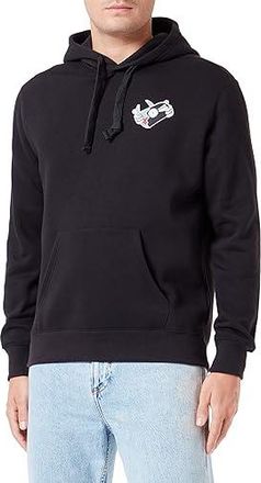 Champion Rochester 1919 Graphic Gallery Heavy Powerblend Polaire Sweatshirt à Capuche, Noir, L Homme