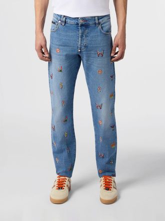 Philipp Plein Jeans Homme couleur Denim