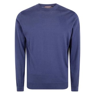 FILIPPO DE LAURENTIIS Round-Neck Strickwaren - - Knitwear - Herren - Blau - XL