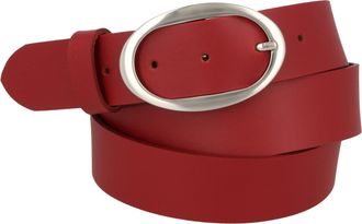 MGM Damen Basicgürtel Dora Gürtel, Rot (Dunkelrot), 100