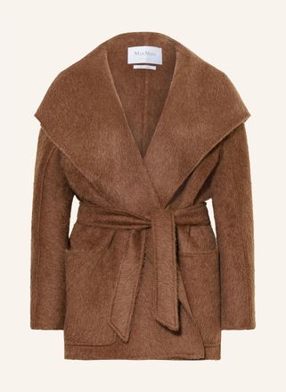 Max Mara Mantel Golf Mit Kamelhaar braun