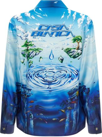 Casablanca Lost Atlantis Shirt - Light Blue
