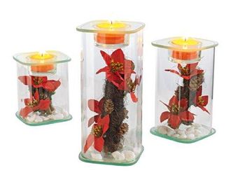 Easymaxx TV Unser Original Teelichthalter, Transparent