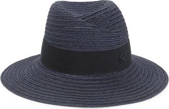 Maison Michel Femme, Accessoires, Bleu, Taille: S Virginie Hat