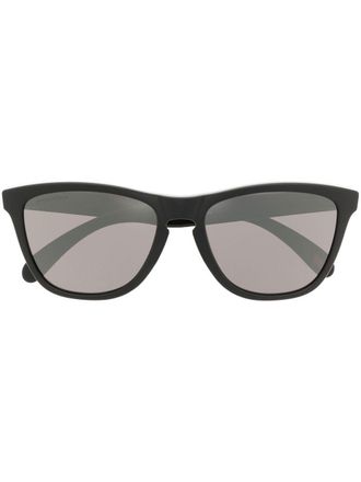 Oakley lunettes de soleil à monture carrée - Noir