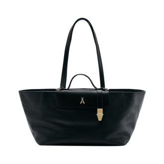 Patrizia Pepe Modern Utility Ledertasche - - Bags - Damen - Schwarzk - ONE SIZE