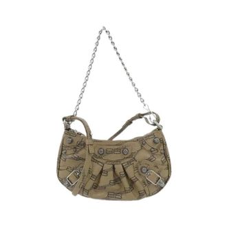 Balenciaga Pre-owned Sac bandouli&egrave;re LE Cagole Mini BB en toile enduite Monogram - Femme - Pre-owned - Beige - Taille: ONE Size