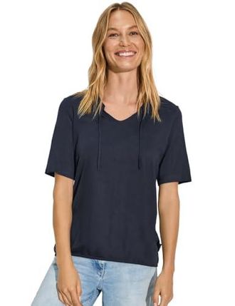 Cecil B321771 T-Shirt Tunique, Bleu Universel, XS Femmes, Universal Blue, Womens