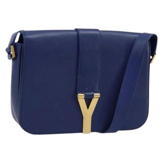 Saint Laurent Sac &agrave; bandouli&egrave;re vintage Pre-owned - Femme - Pre-owned - Bleu - Taille: ONE Size