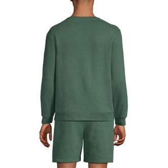 Lands End Rundhals-Sweatshirt SERIOUS SWEATS, Herren, Gr&ouml;&szlig;e:52-54 regular, Gr&uuml;n, Baumwoll-Mischung/Polyester-Mischung, by Lands End