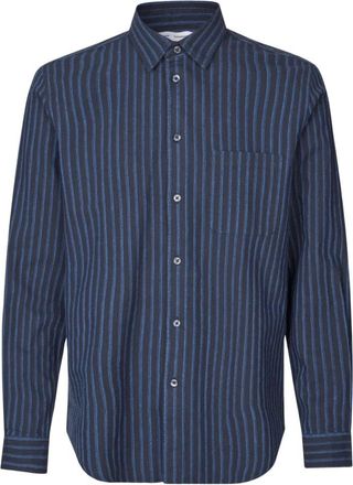 Sams&oslash;e & Sams&oslash;e Homme, Chemises, Bleu, Taille: L Casual Chemises