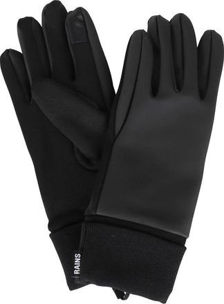 Rains Wasserdichte Touch-Handschuhe in Schwarz - - Accessories - Damen - Schwarzk - S