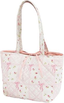 Generic Sac &agrave; bandouli&egrave;re en coton matelass&eacute; &agrave; motif floral tendance avec sac &agrave; aisselles pour femme, travail, shopping, voyage, style 2, 7.87x6.69x4.72(inch)