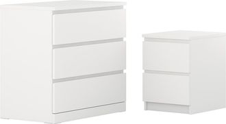 IKEA MALM Schlafzimmermöbel 2er-Set