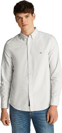 Tommy Jeans Herren TJM Slim Stripe Oxford Shirt EXT DM0DM20668 L/S Hemd, Blau (Sweet Blue Stripe), XXL, Blau (Sweet Blue Stripe), XXL