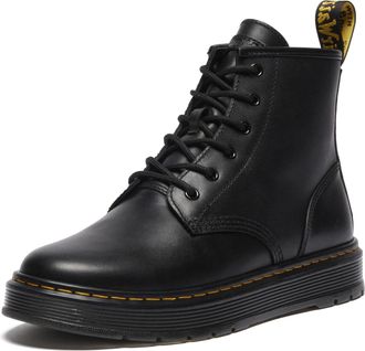 Dr. Martens Herren Brookline Chukka Black Lusso Platform, Schwarz, 43 EU