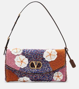 Valentino Garavani Sac port&eacute; &eacute;paule DeVain Small en soie