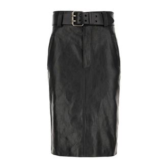 Saint Laurent Damen, R&ouml;cke, Schwarzk, SGr&ouml;&szlig;e