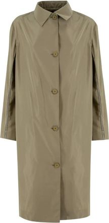 Fabiana Filippi Femme, Manteaux, Vert, Taille: 44 FR Overcoat