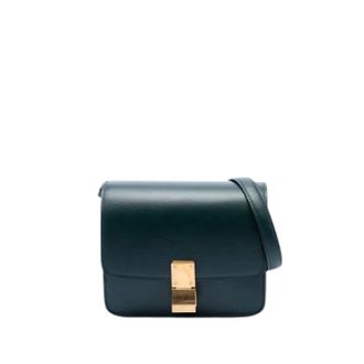 Celine Pre-owned Cuir sacs-celine - Femme - Pre-owned - Vert - Taille: ONE Size