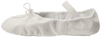 Bloch Dansoft Damen Ballettschuhe aus Leder mit voller Sohle, Weiss/opulenter Garten, 40 EU