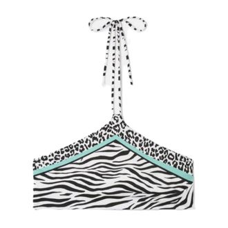 MC2 Saint Barth Nairobi Foulard Bandeau Bikini-Oberteil mit zentraler Schn&uuml;rung - - Swimwear - Damen - Mehrfarbig - M