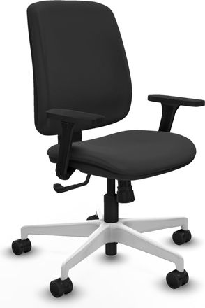 Piqueras y Crespo Alares Hochstuhl mit 3D-Armlehnen, ausgestattet mit 4 Positionen und Schaumstoff, Rollen 65 mm, Nylon, Dunkelgrau