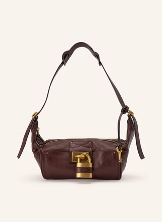 Chlo&eacute; Schultertasche Paddington Mit Nieten braun