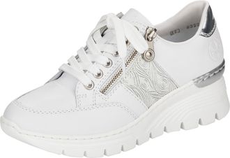 Rieker Damen Sneaker N8322-80 wei&szlig; Gr. 40