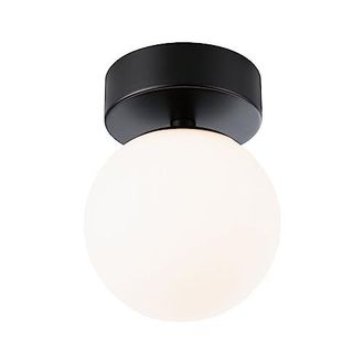 Paulmann 71071 plafonnier LED Selection Bathroom Gove IP44 3000K 400lm 230V 5W Noir mat, Satin luminaire de salle de bain