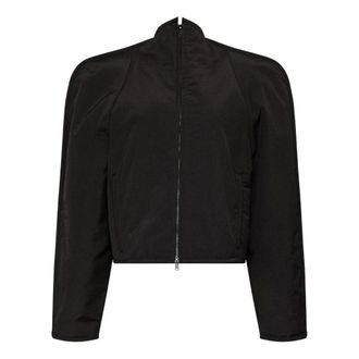 Maison Margiela Zipped Cropped Jacket - - Jackets - Damen - Schwarzk - S