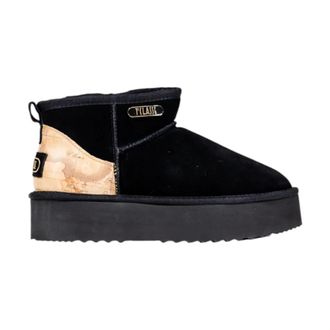 Alviero Martini 1A Classe Kartenmotiv Stiefeletten - - Shoes - Damen - Schwarzk - 37 EU