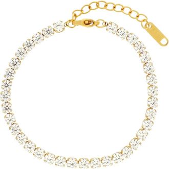 Dansk Copenhagen Vergoldetes Kristallarmband - - Accessories - Damen - Gelb - ONE SIZE