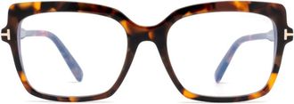 Tom Ford Eyewear Brille mit eckigem Gestell - Braun