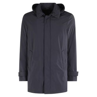 Herno Wattierte Jacke - - Coats - Herren - Blau - 3XL
