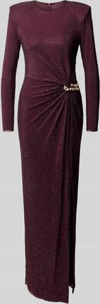 Self Portrait Abendkleid mit Raffung und Schnallendetail