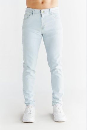 Evermind Herren vegan Jeans Slim Fit Eisblau