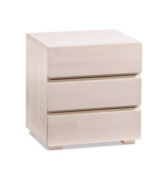 Hasena Woodline Nachttisch Treva Buche weiß 3 Schubladen