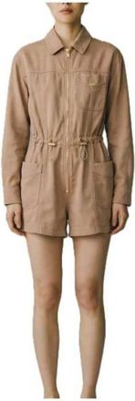 Elisabetta Franchi Femme, Combinaisons et Ensembles, Brun, Taille: 40 FR Daino Playsuit