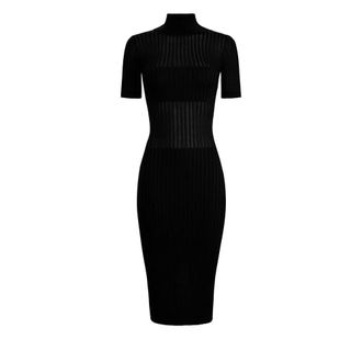 Elisabetta Franchi Damen, Kleider, Schwarzk, XLGr&ouml;&szlig;e