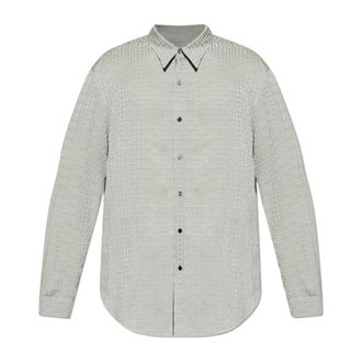 Balmain Monogram Shirt - - Shirts - Herren - Grau - L
