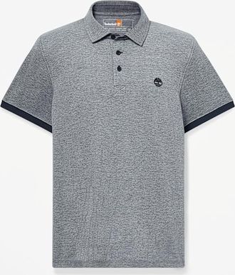 Timberland Kurz&auml;rmeliges Baboosic Brook Oxford-Polohemd f&uuml;r Herren in Dunkelblau, Herren, Blau, Gr&ouml;&szlig;e