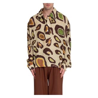 BONSAI Oversize Shirt in Kollektionsfarbe - - Jackets - Herren - Mehrfarbig - M
