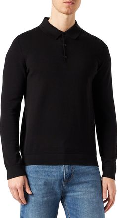 s.Oliver Black Label Herren 160.10.202.17.170.2116218 Pullover Sweater, Schwarz, L