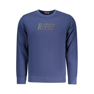 Rifle Blau Baumwolle Herren Sweatshirt