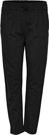 Only Uniquement Femmes Pantalon Élégant Poptrash Livre de Poche Stretch Pantalons Professionnels ONLPOPTRASH Neuf, Couleurs:Noir, Taille:XXS / 32L, Longueu